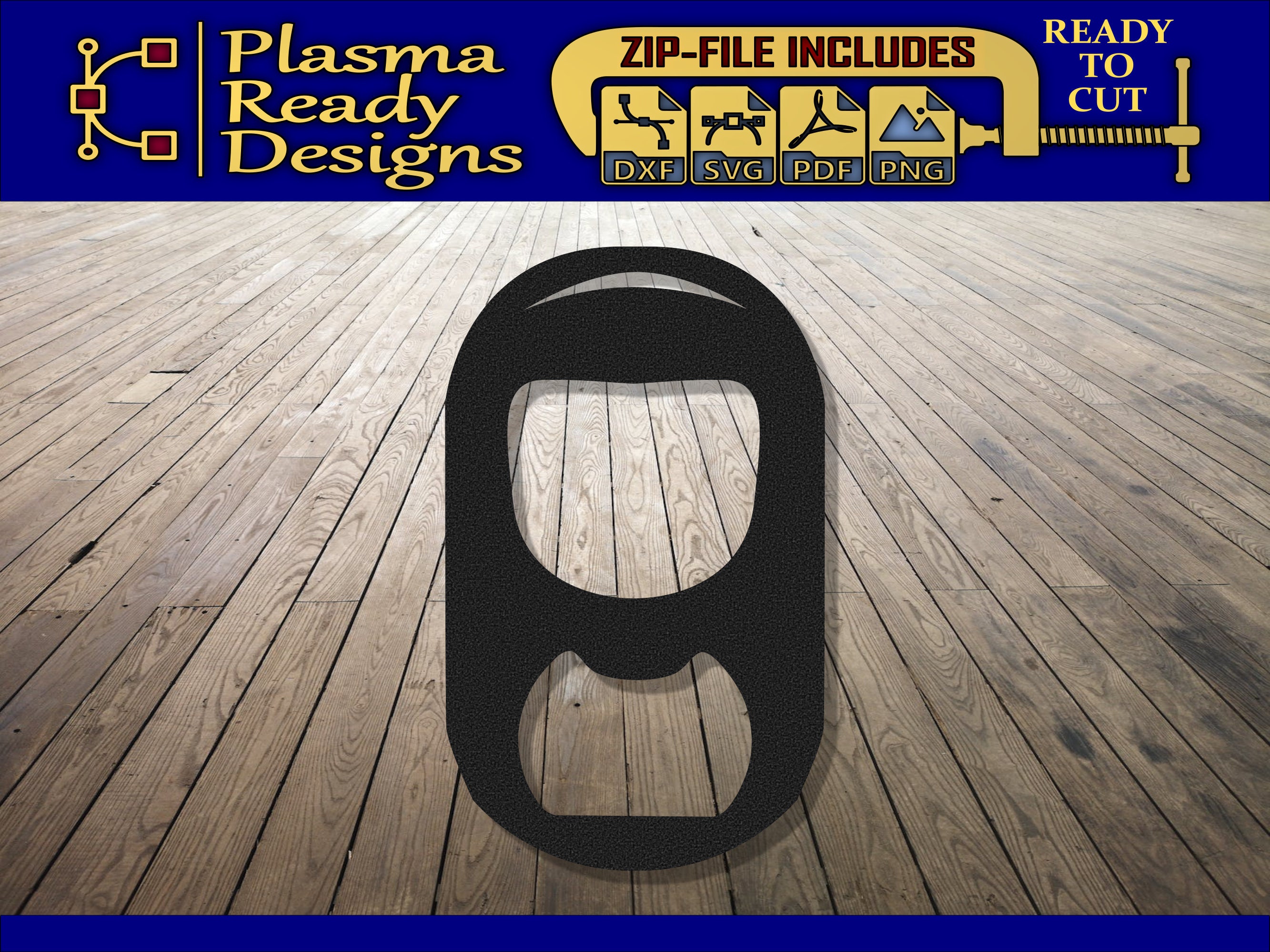 Pull Tab Bottle Opener - SVG/DXF - Digital Download - Laser CNC Plasma ...