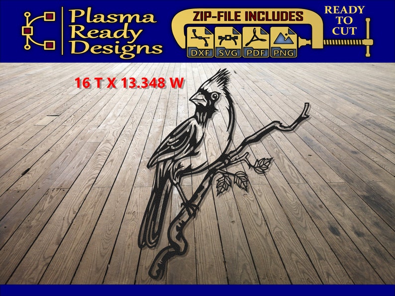 Cardinal Cut File – Laser, Plasma, Waterjet CNC (digital Download) - Etsy