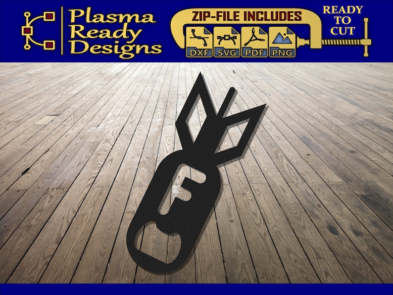 F Bomb Bottle Opener - SVG/DXF - Digital Download - Laser CNC Plasma ...