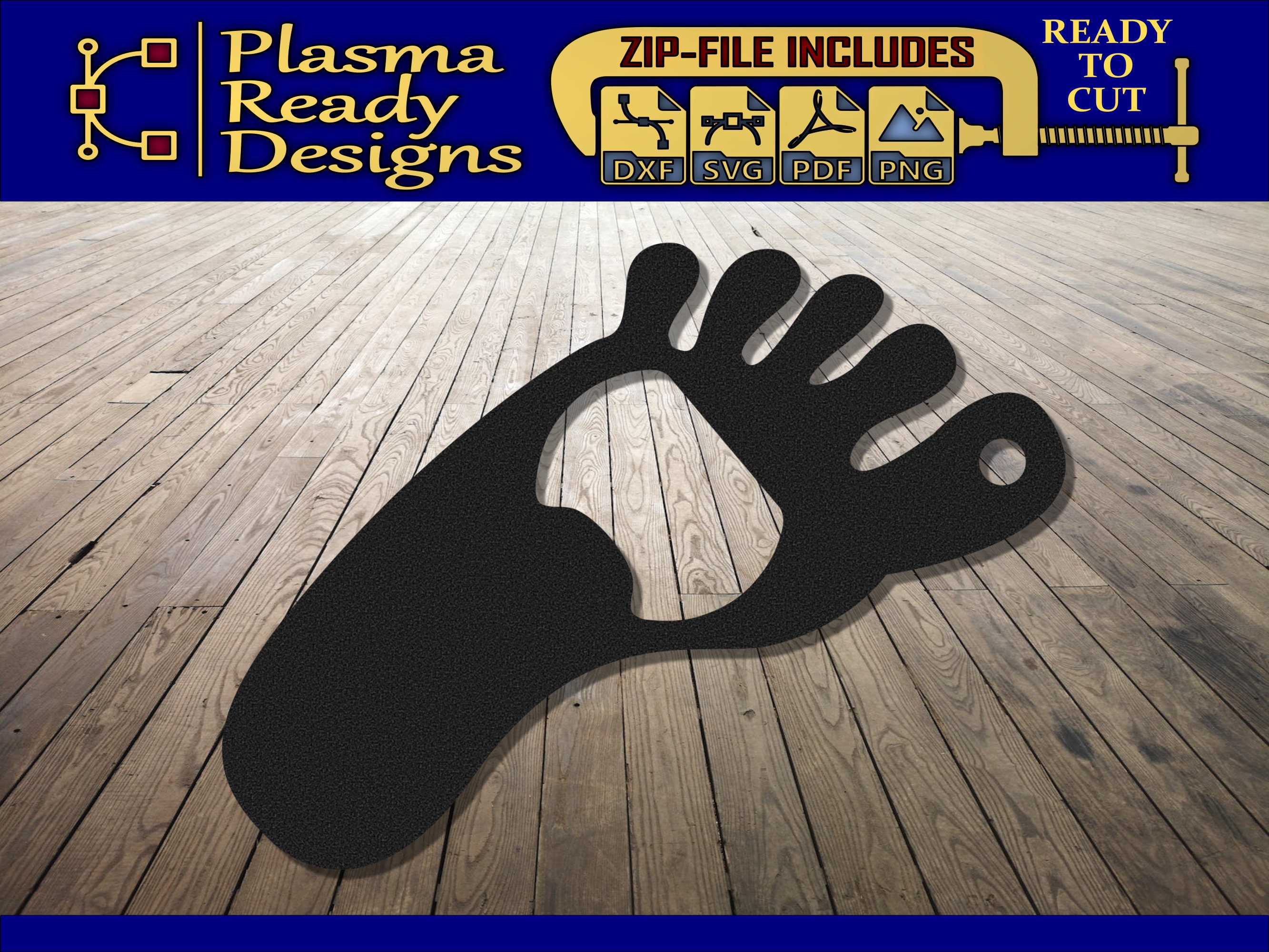 Foot Bottle Opener - SVG/DXF - Digital Download - Laser CNC Plasma ...