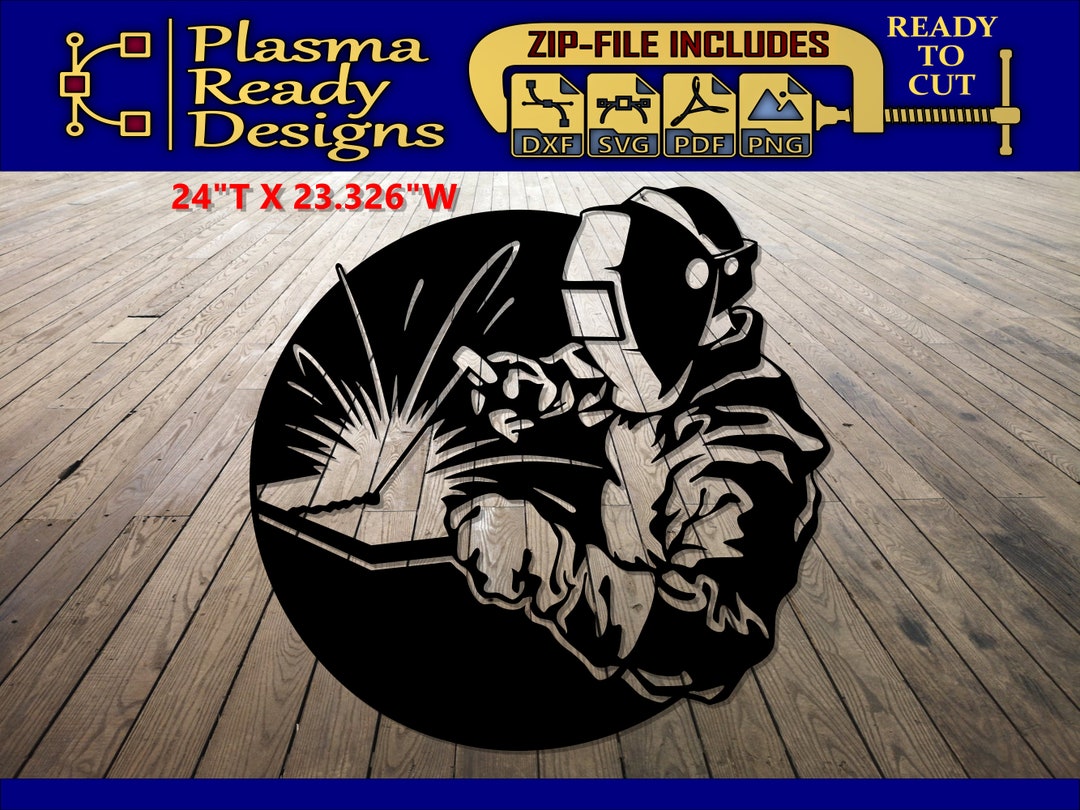 Welder Sign- SVG/DXF - Digital Download - Laser CNC Plasma Waterjet ...