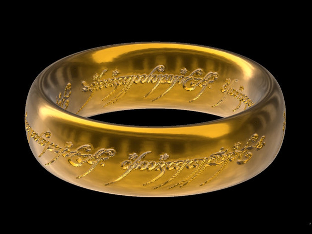 Lord of the Rings the One Ring to Fit Them All Multiple Sizes LOTR Fans ...