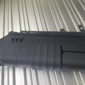 Warhammer 40k Arbites Shotgun Cosplay Prop - Unpainted 3D Printed Model ...