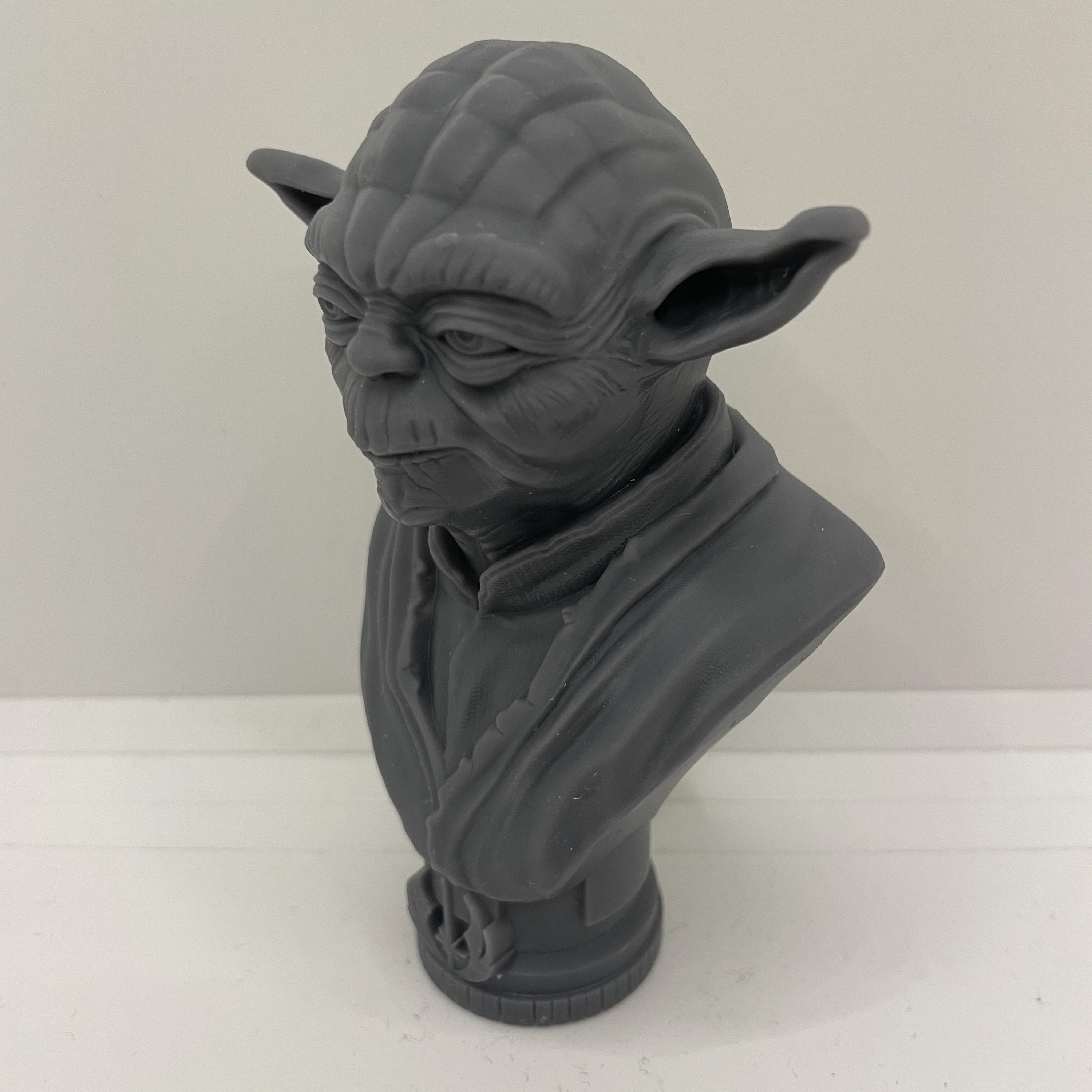 Star Wars Yoda Bust Unpainted Resin 3D Model for Hobby Painters & Star ...