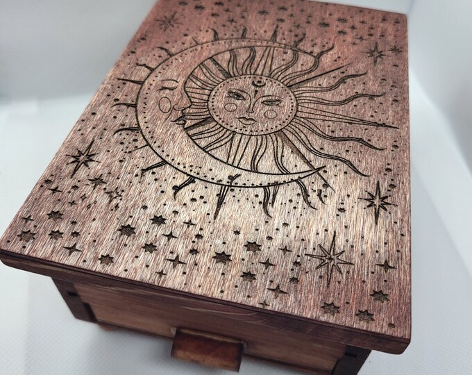 Handmade Boho Celestrial Jewelry Box - Etsy