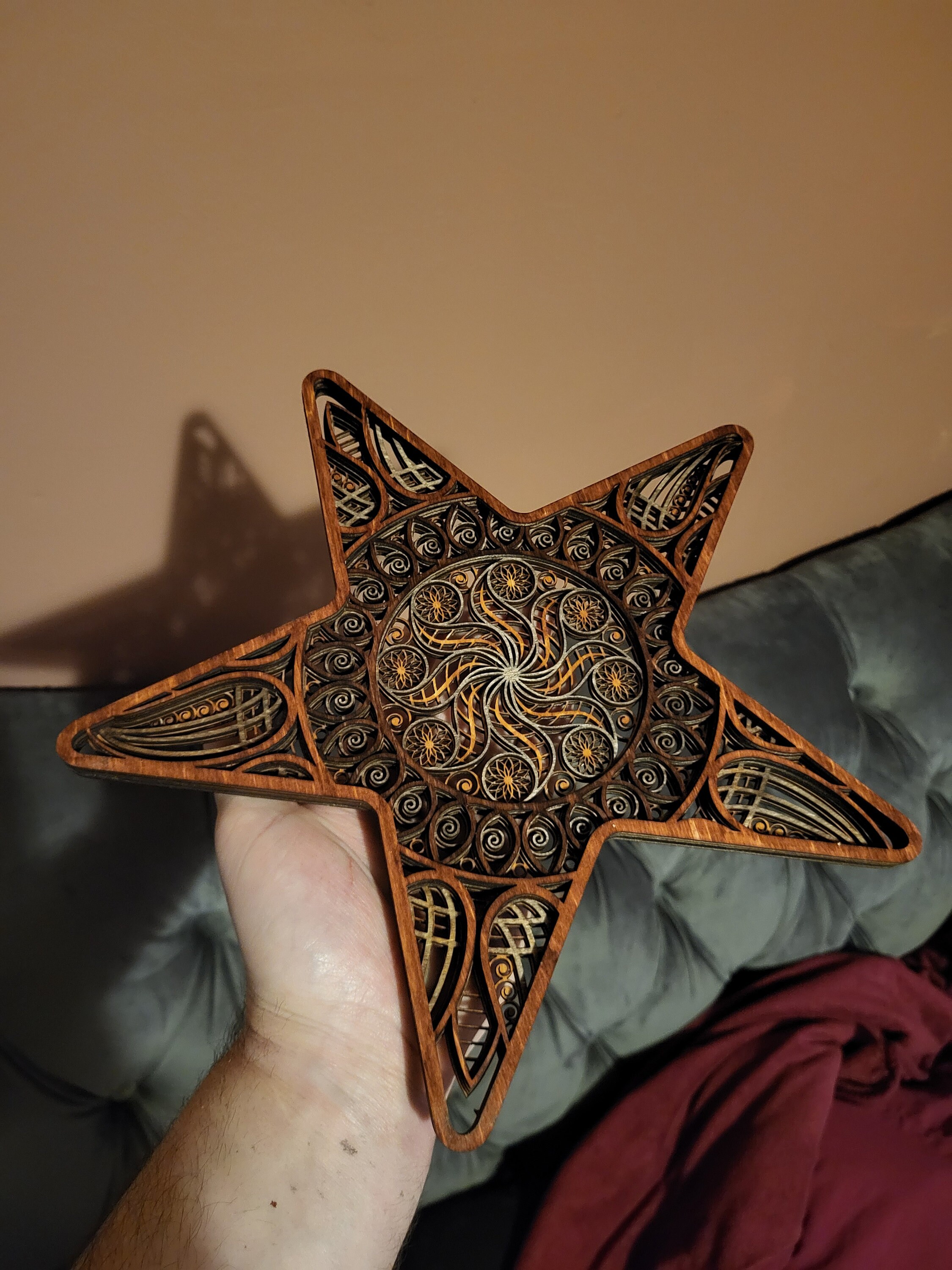 5 Point Boho Star - Etsy