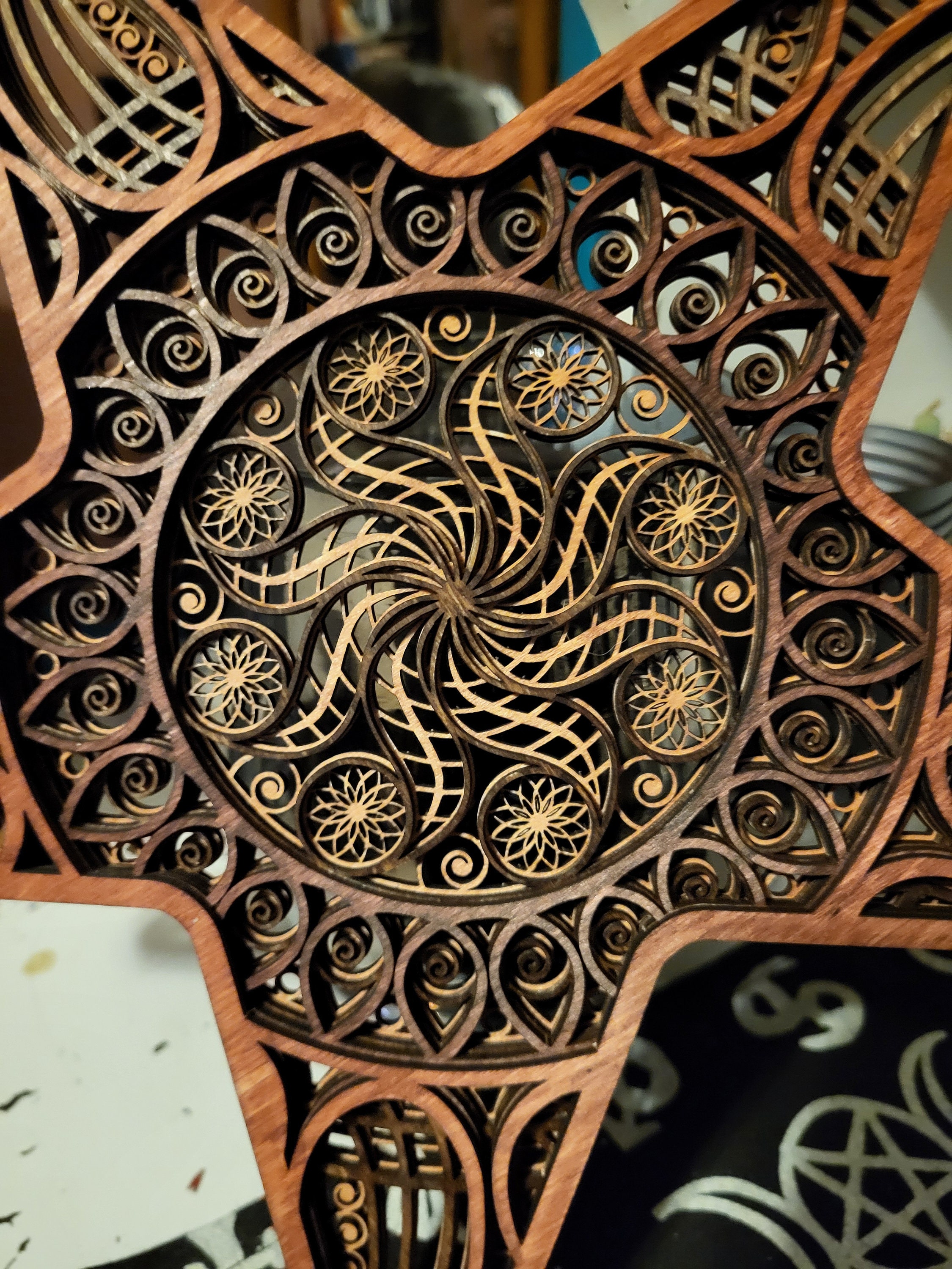 5 Point Boho Star - Etsy