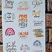 Mini Christian Stickers, Pack of 2, Labels, Journalling, Bible ...