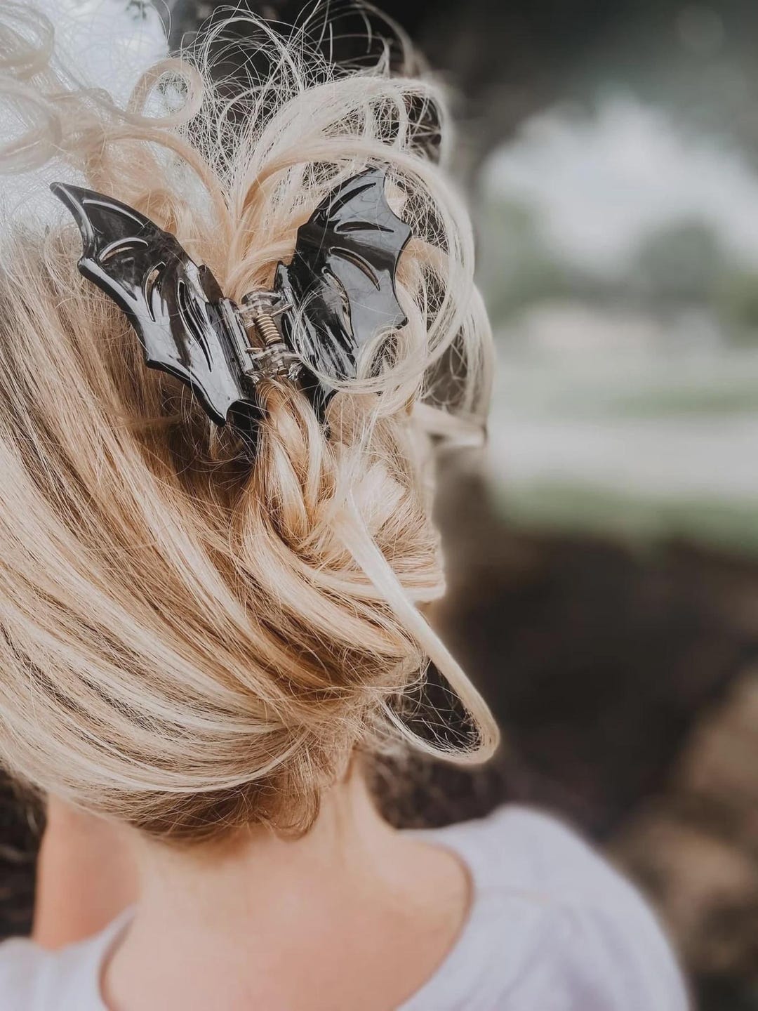 Mini Bat Hair Claw | Spooky Halloween Accessory (2.5") - Etsy