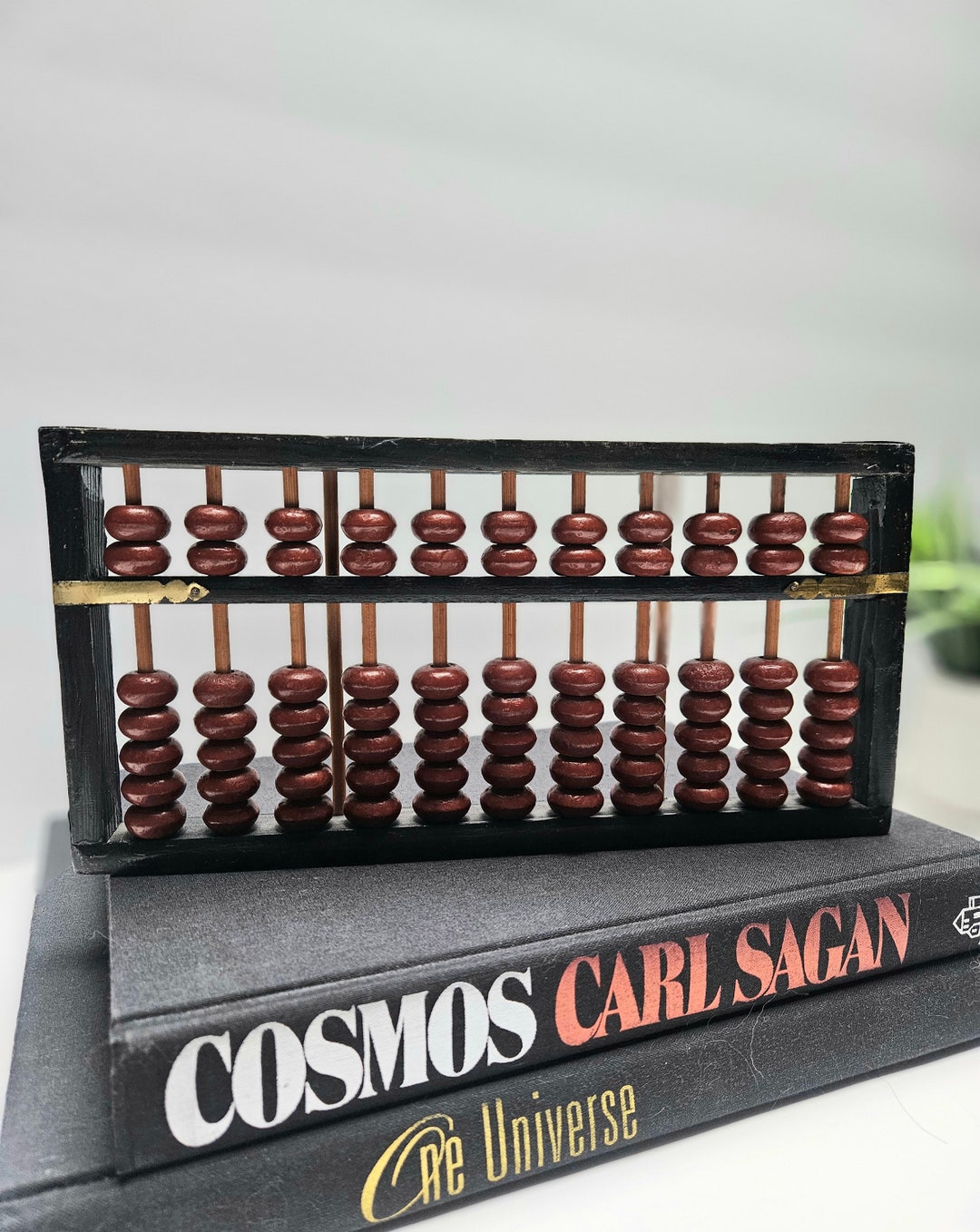 Vintage Small Wooden Chinese Abacus, Unique Math Fan Gift, Science Nerd ...
