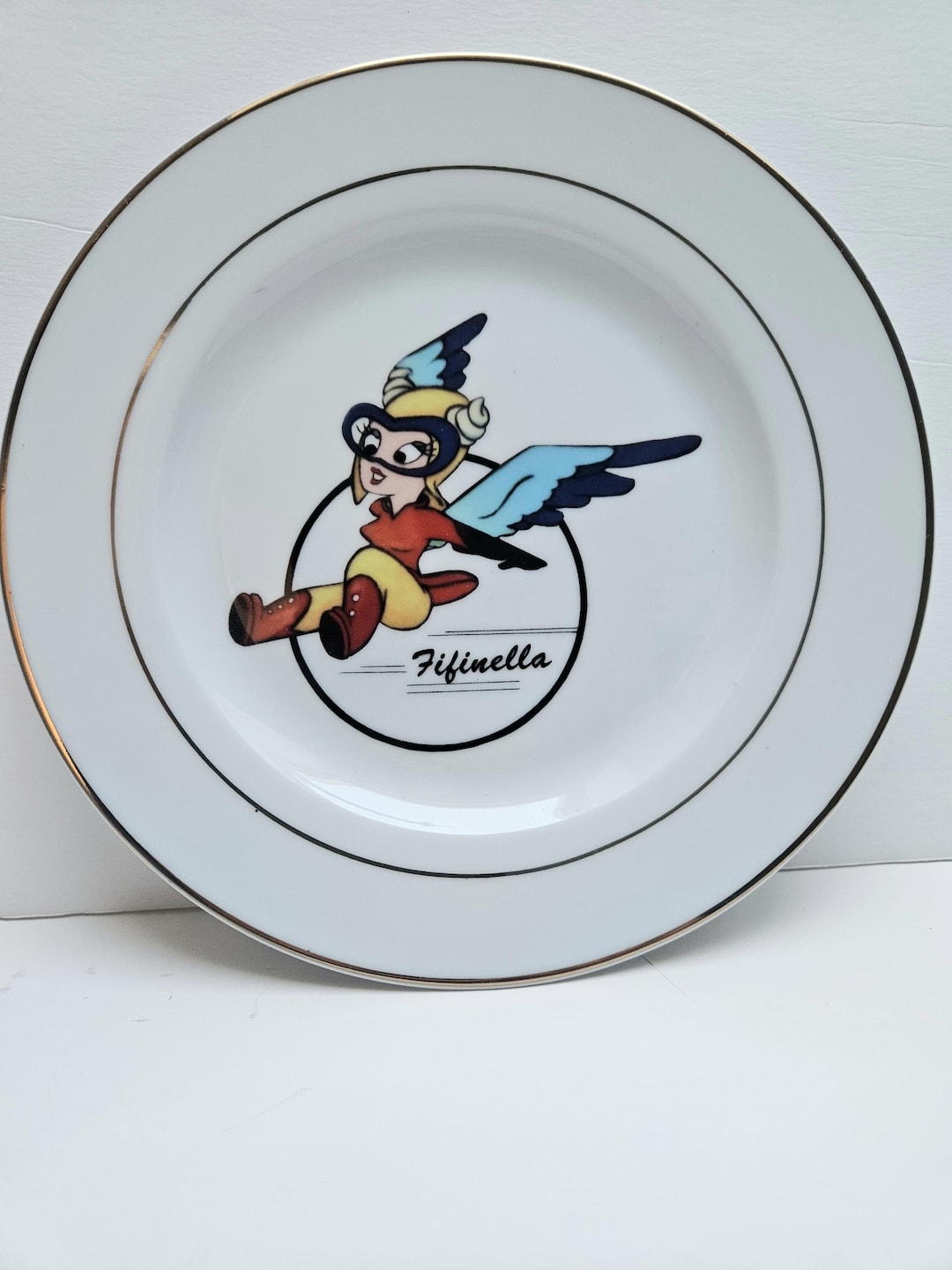 Collectible Vintage Fifinella WASP Disney Gremlins Mascot Plate, World ...