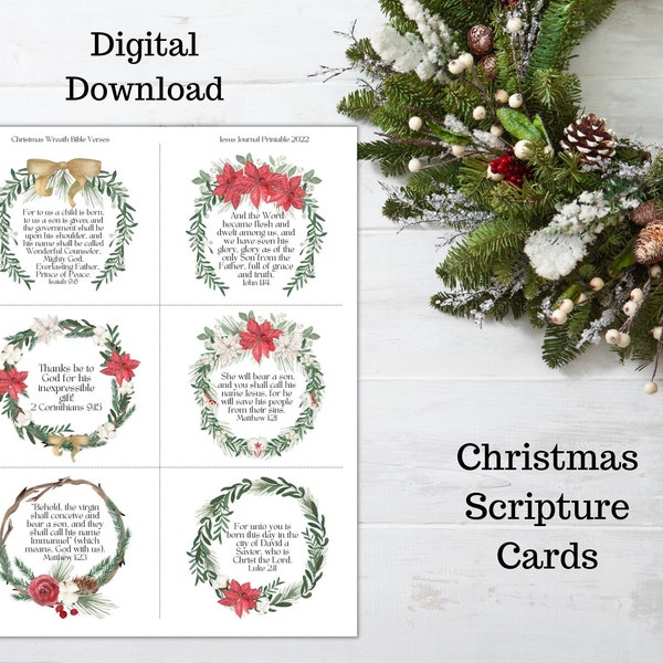 Christmas Scripture - Etsy