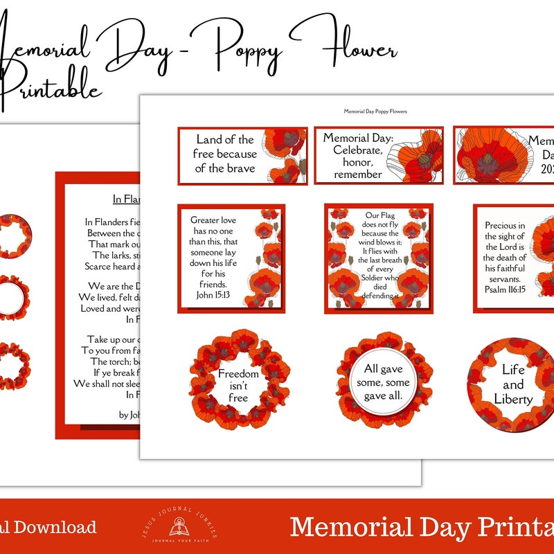 Flanders Poppy - Etsy