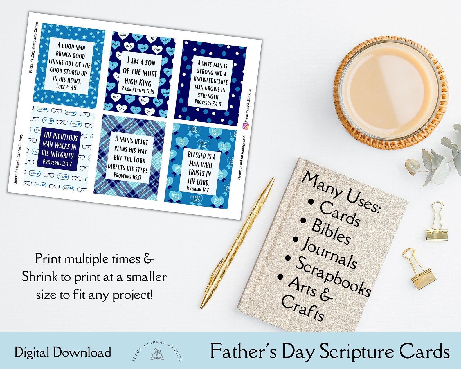Father's Day Printable, Bible Verse Printable, I Love Dad, Best Dad ...