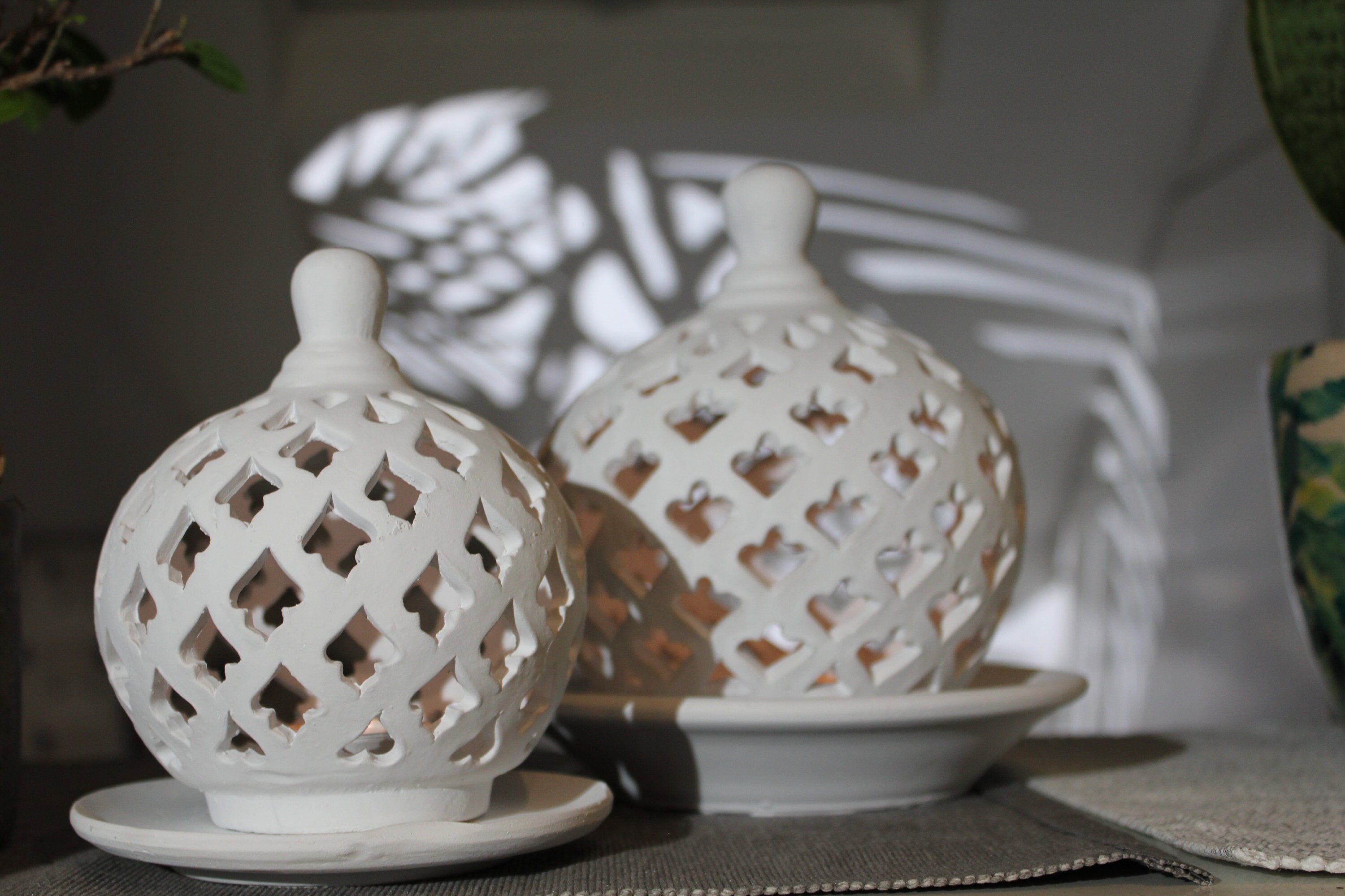 HANDMADE Ceramic Candle Cover - Etsy
