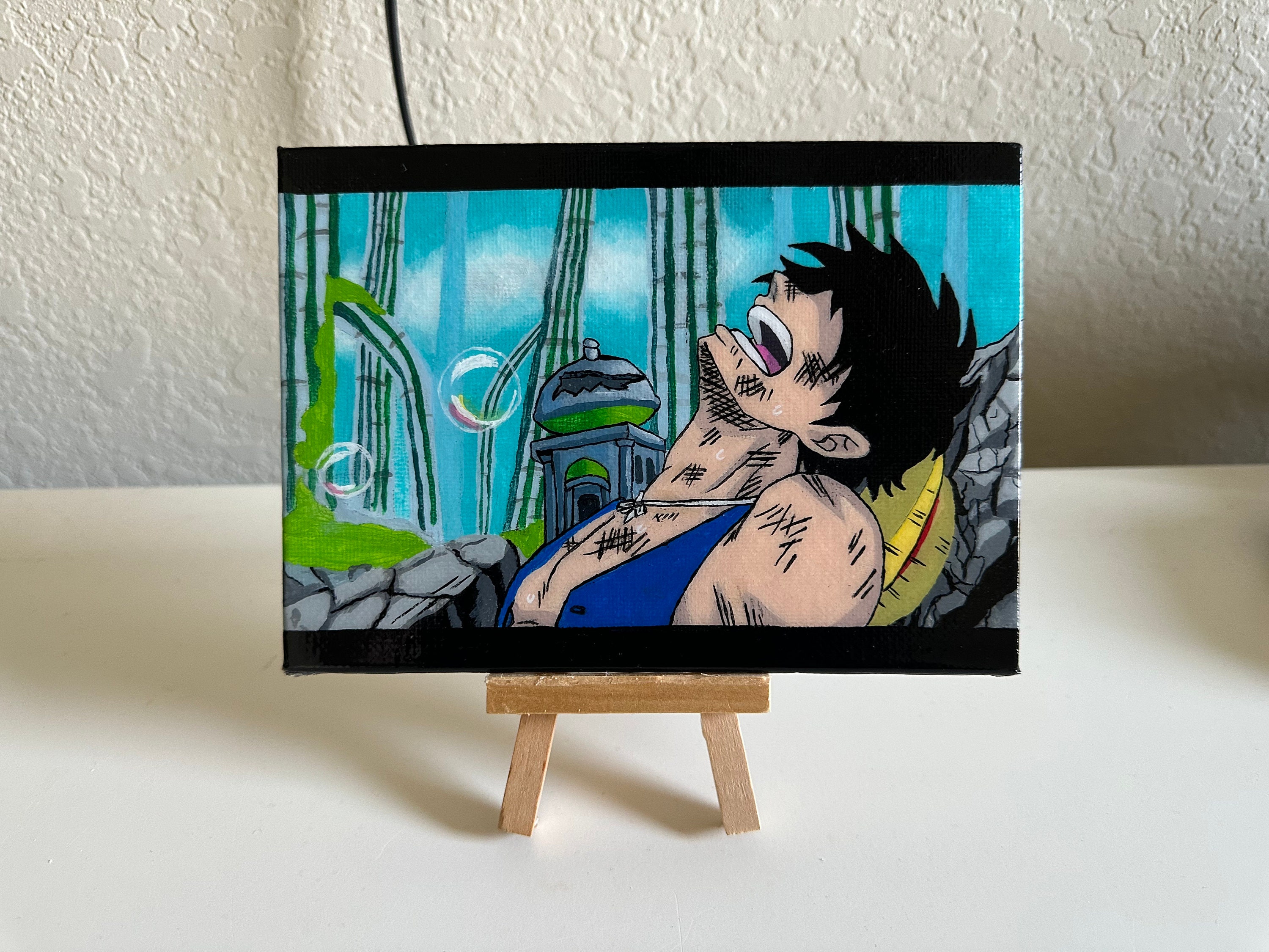 One Piece Monkey D Luffy Painting - Etsy
