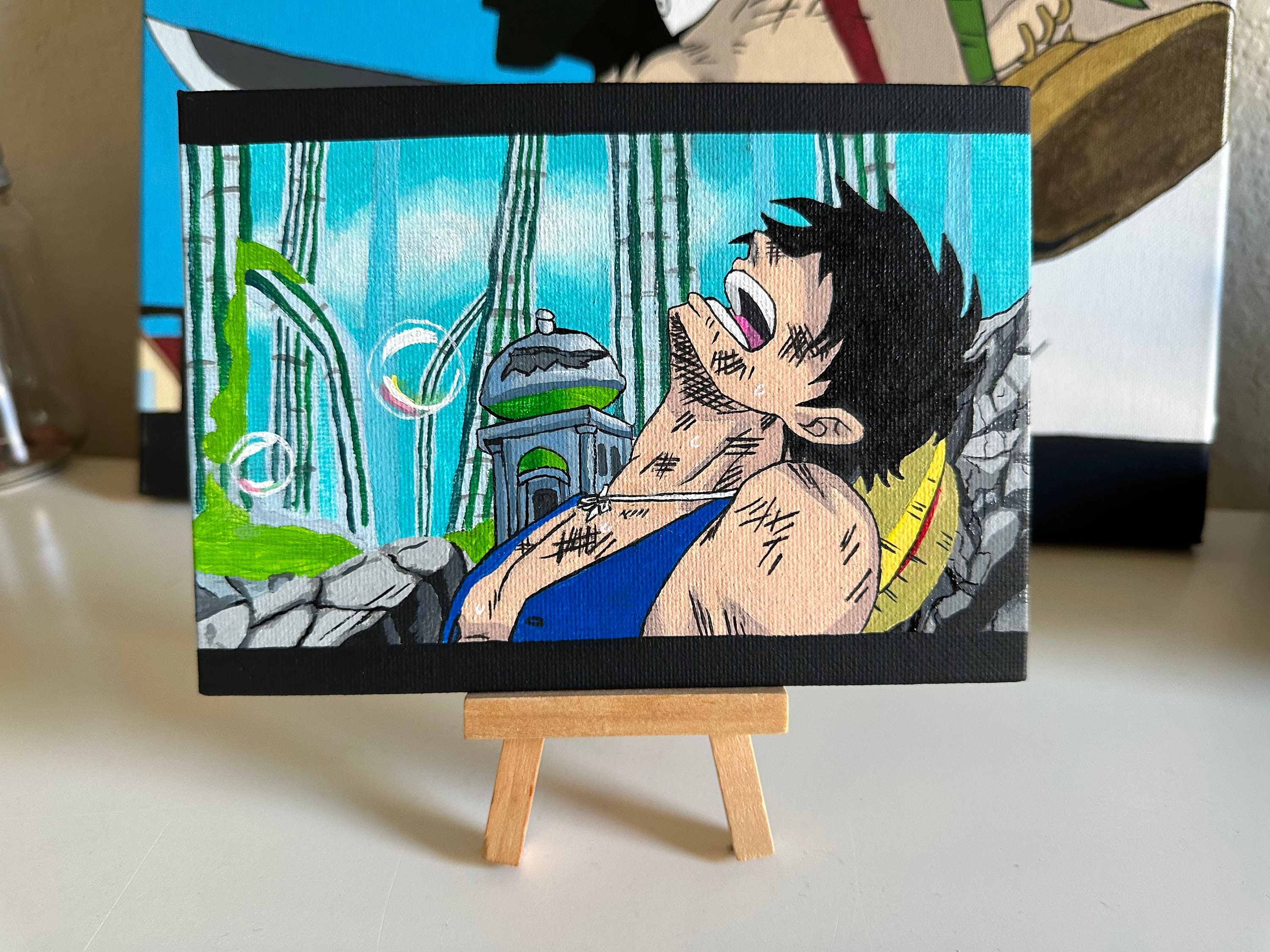One Piece Monkey D Luffy Painting - Etsy