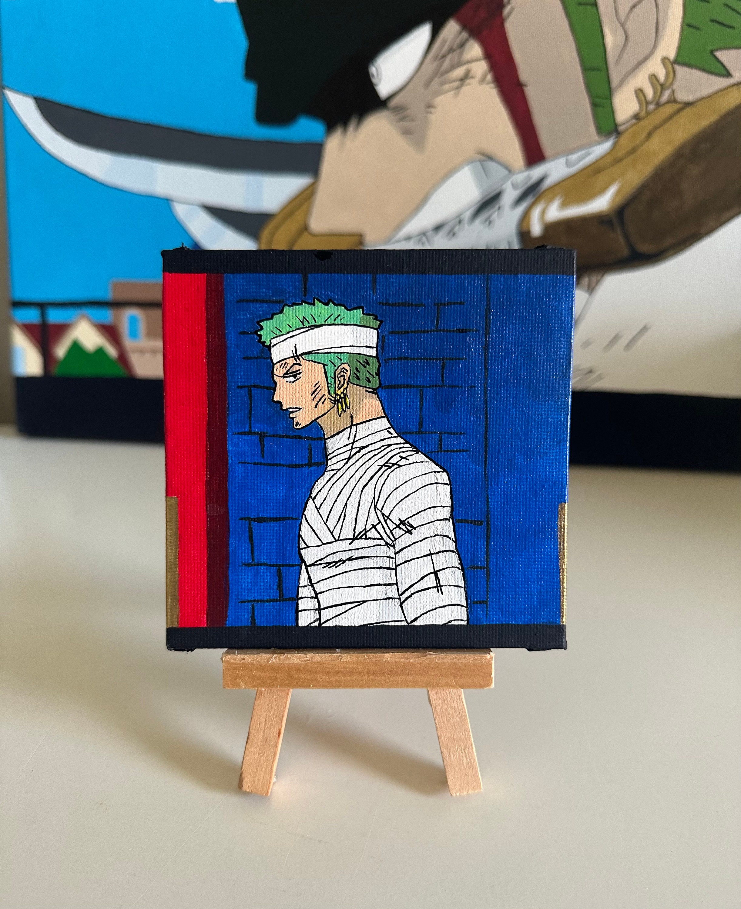 Roronoa Zoro Painting - Etsy