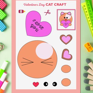 Valentine's Day Printable Fun & Educational Activities for Kids: Easy ...