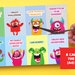 Printable Affirmation Cards for Kids | 32 Cute Monsters Themed Cards ...