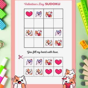 Valentine's Day Printable Fun & Educational Activities for Kids: Easy ...