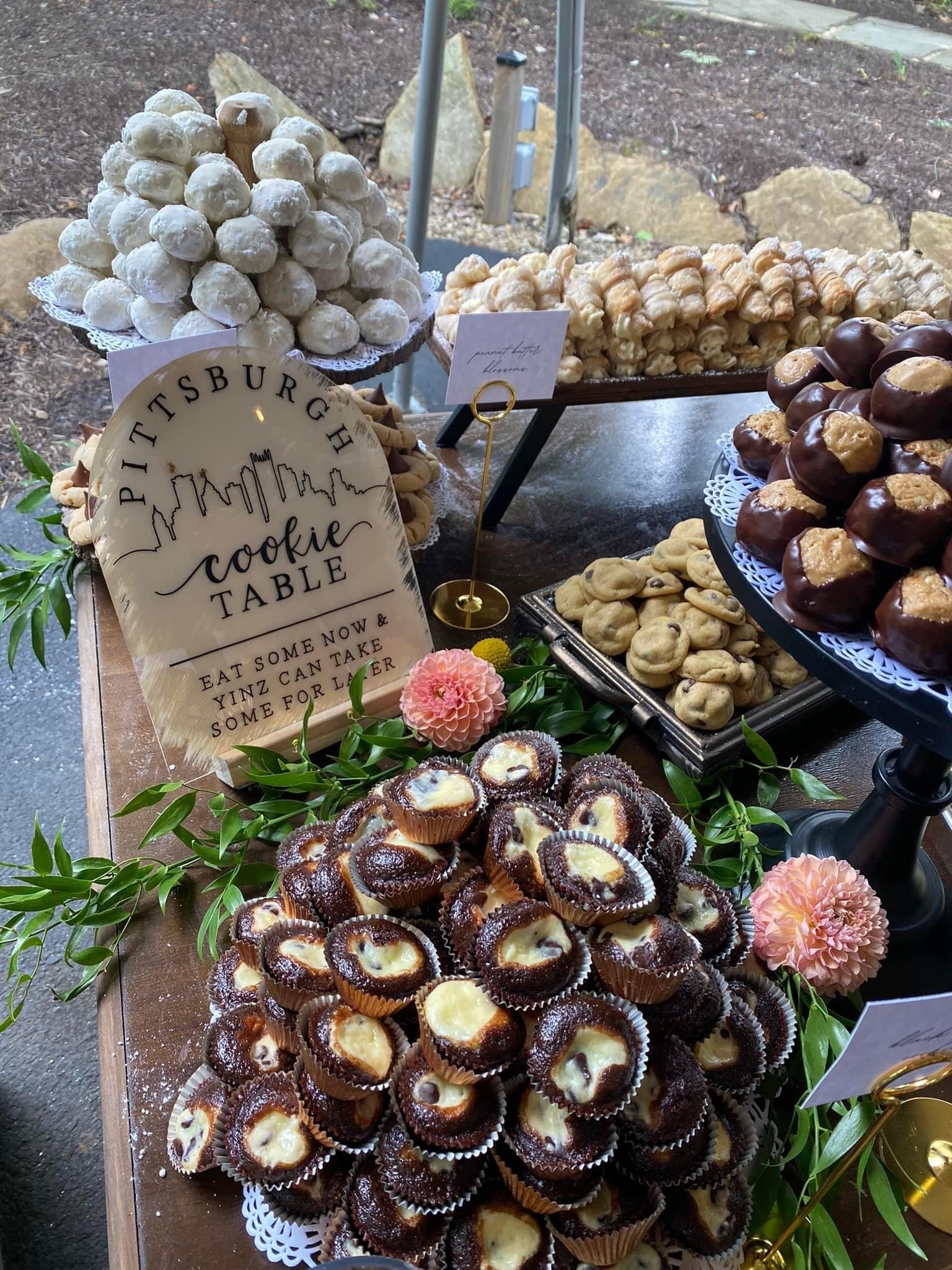 8"x10" Pittsburgh Cookie Table Sign, Pittsburgh Wedding Sign, Cookie ...