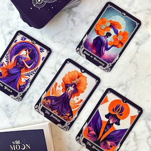 Floral Dance Tarot Deck: 78 Card Deck With Guidebook - Etsy