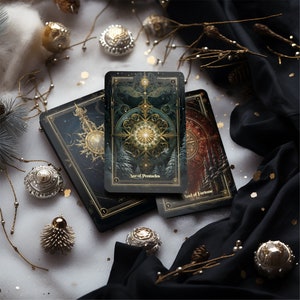 Crystal Tarot Deck With Guidebook: 78 Card Modern Arcana - Etsy