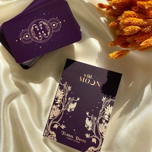 Tarot Deck With Guidebook, Oracle Deck, Dark Purple Tarot Deck, Tarot ...