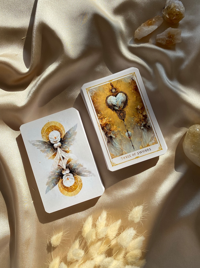 Magic Moon Tarot Tarot Deck 78 Tarot Cards Tarot Guidebook Etsy
