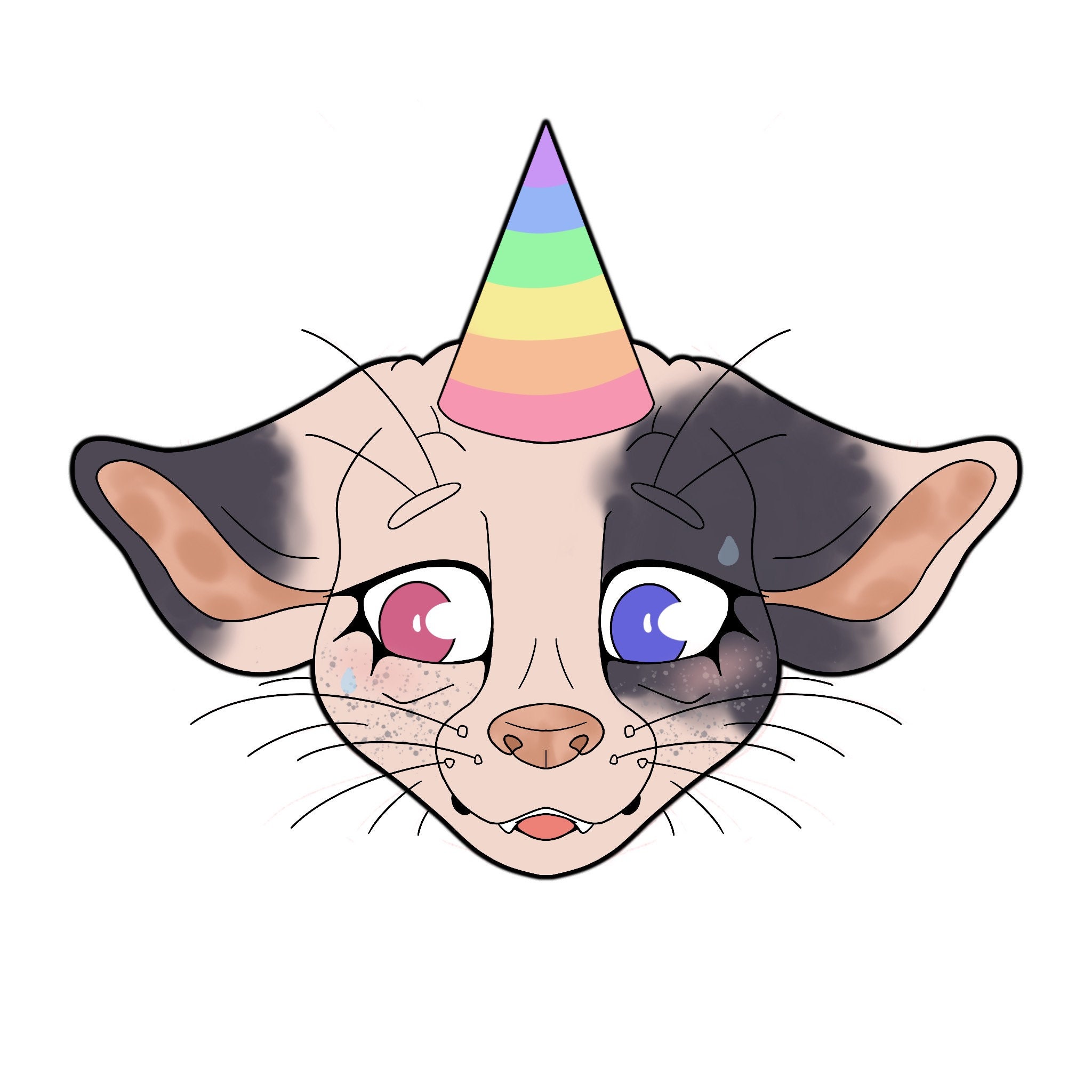 Custom Furry Fursona Chibi Icon Commissions Symmetrical - Etsy Australia