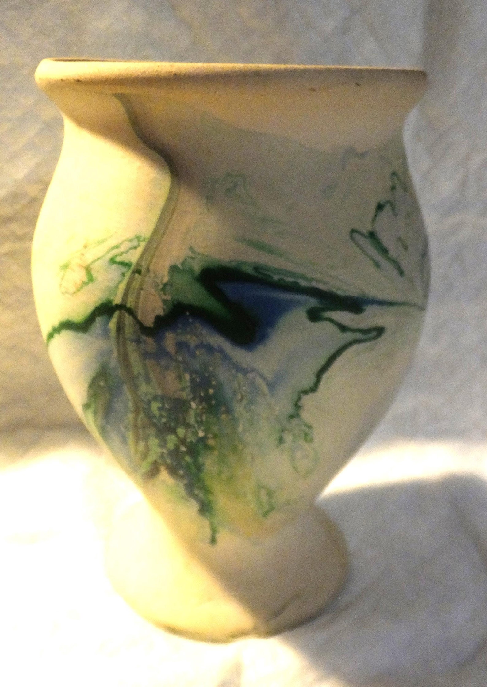 Nemadji Pottery Vase - Etsy