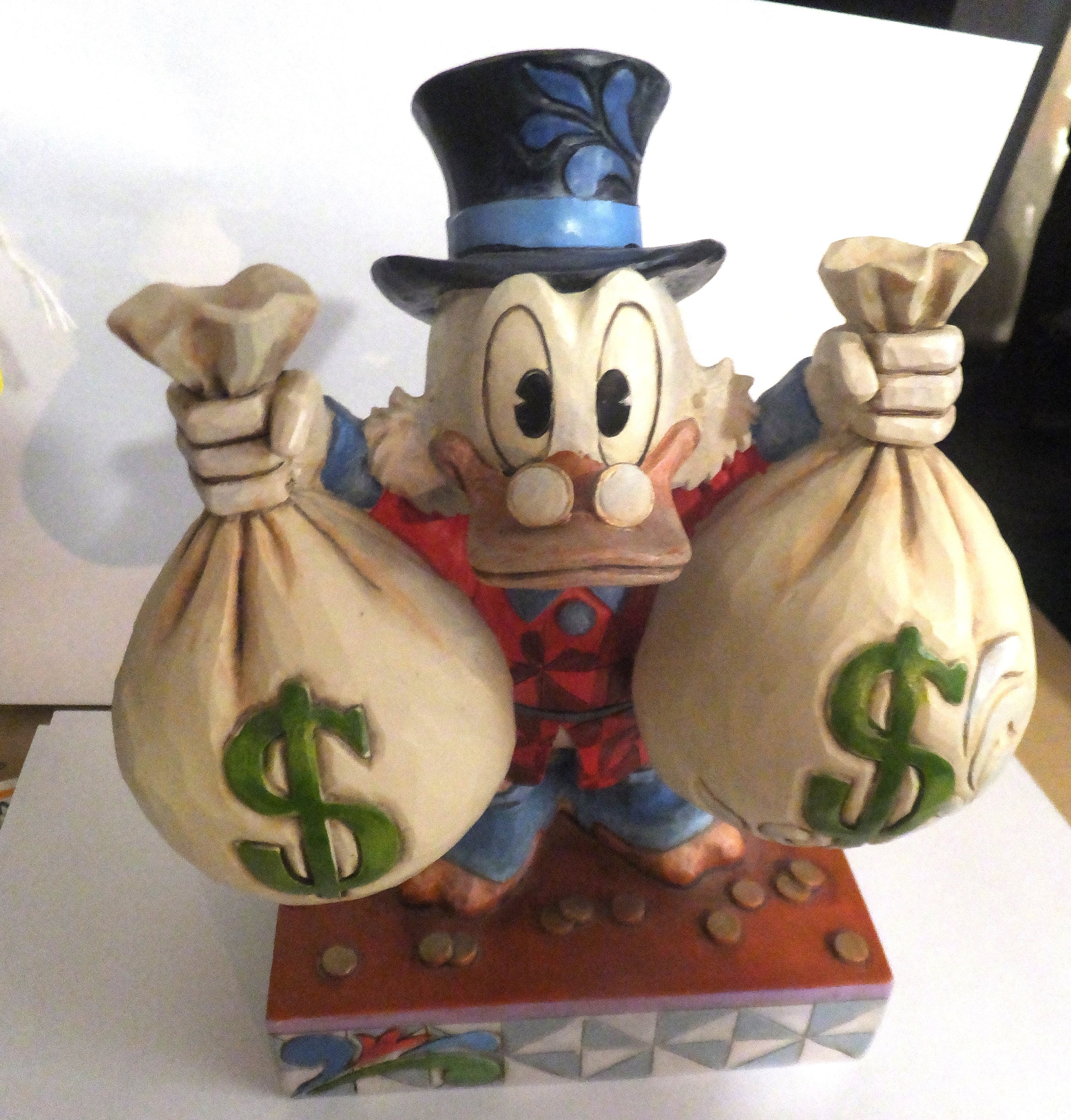Disney Traditions Jim Shore Uncle Scrooge Figurine Etsy