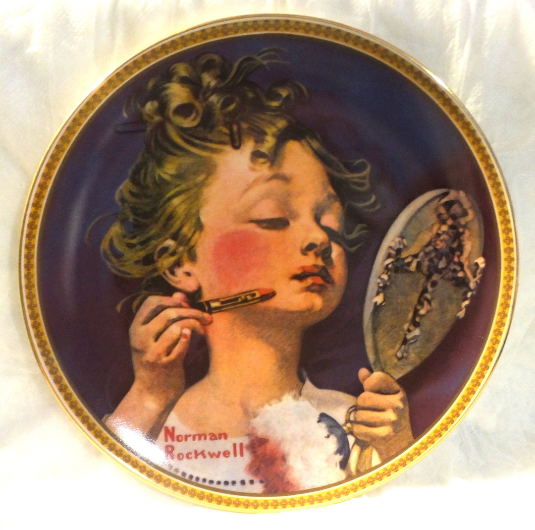 Norman Rockwell Rediscovered Women Collectors Plate 1982 - Etsy