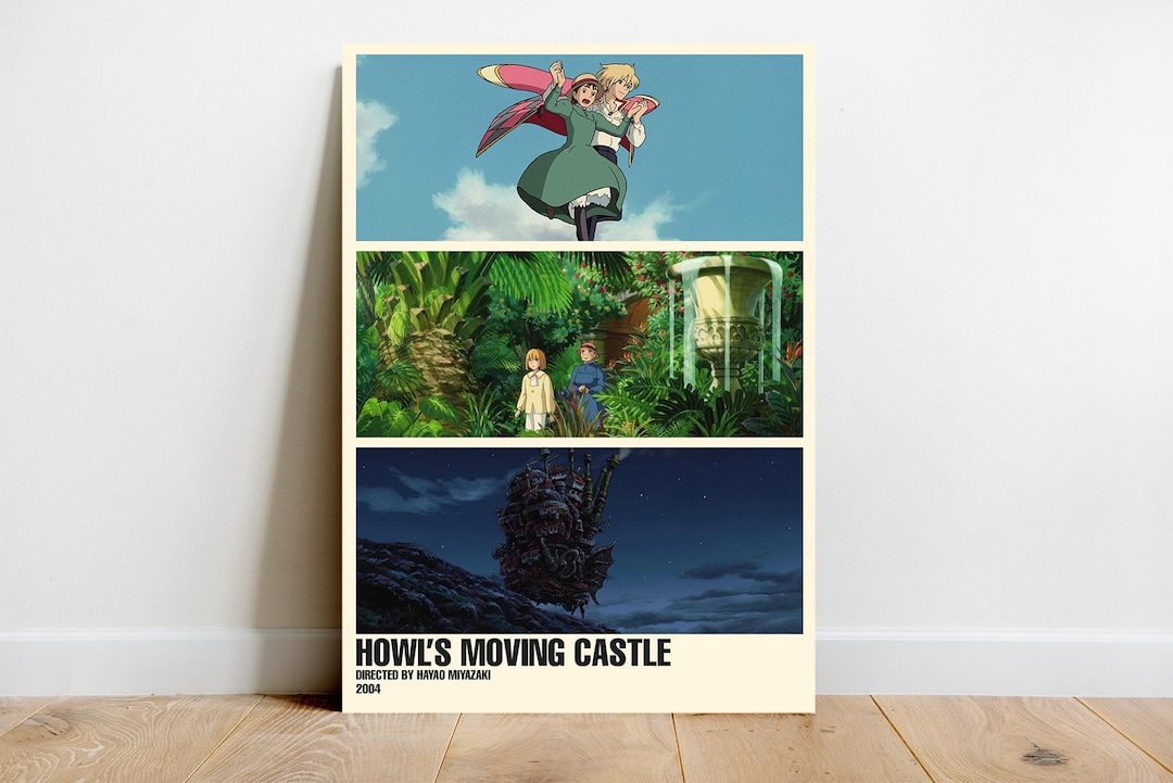 Howl's Moving Castle Premium Poster - Etsy