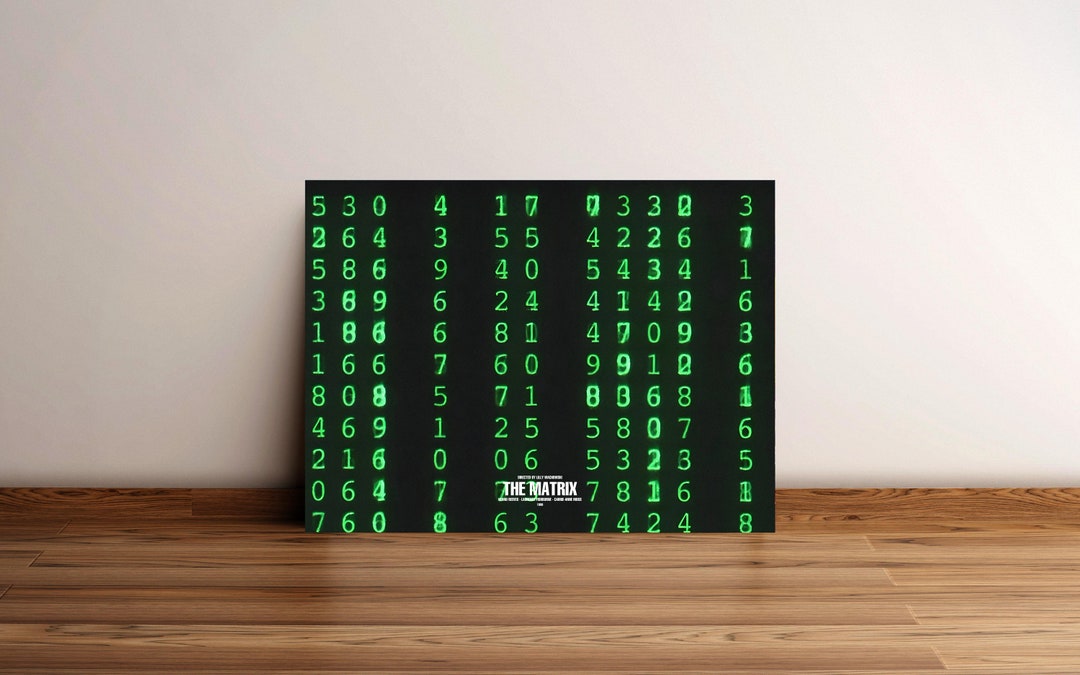 The Matrix Premium Poster - Etsy