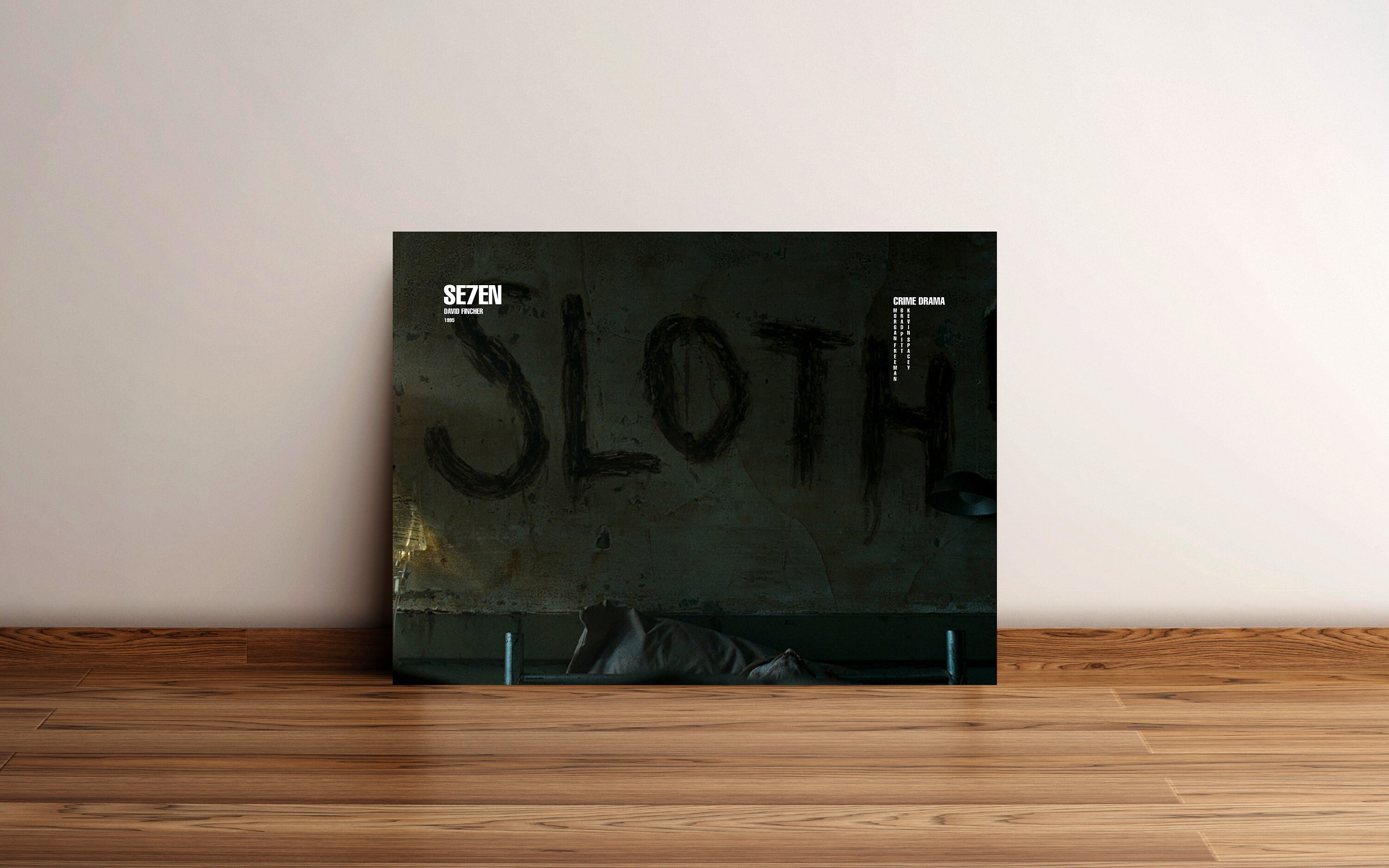 SE7EN Sloth Premium Poster - Etsy