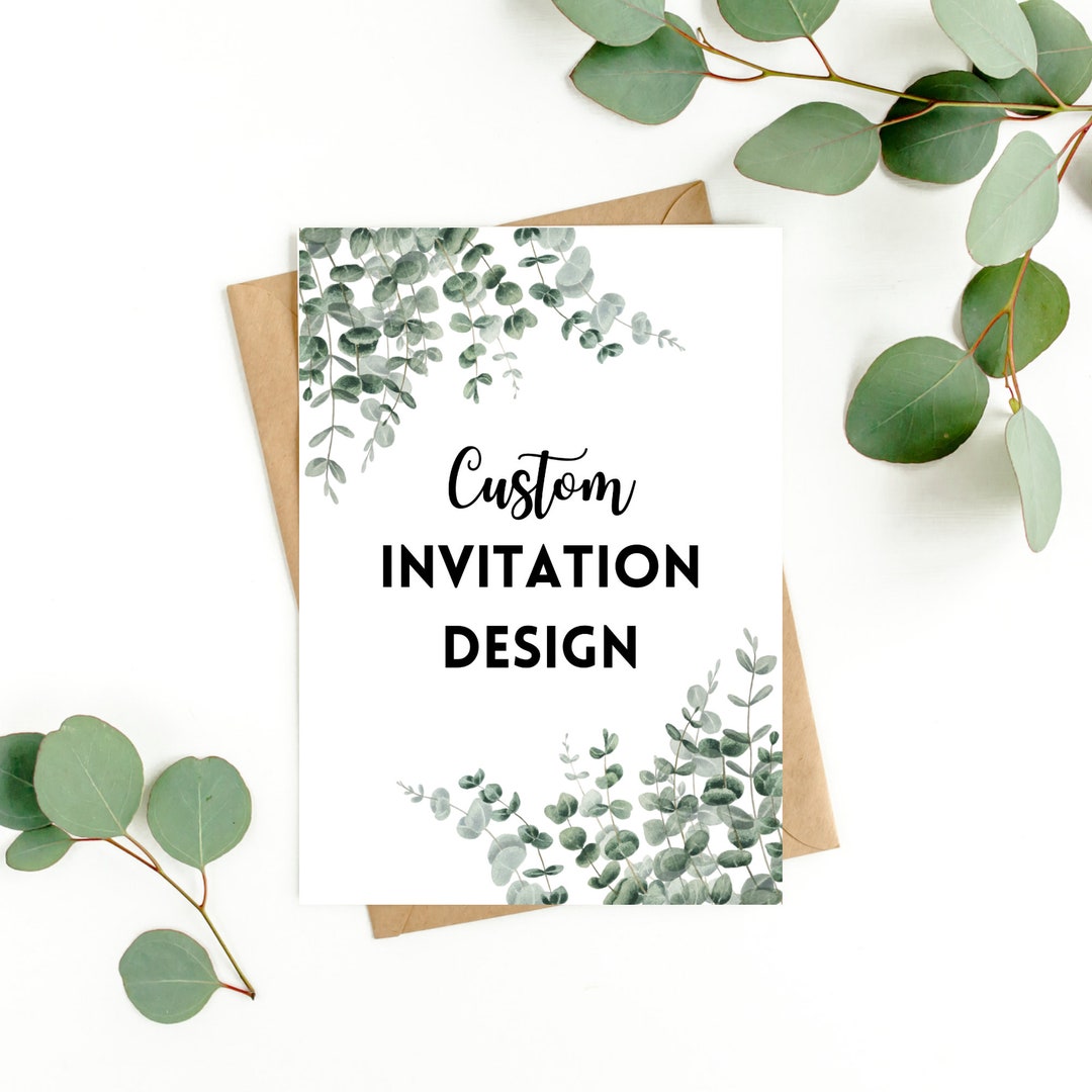 Custom Invitation for Any Occasion| Custom Invite| Digital Invitation ...