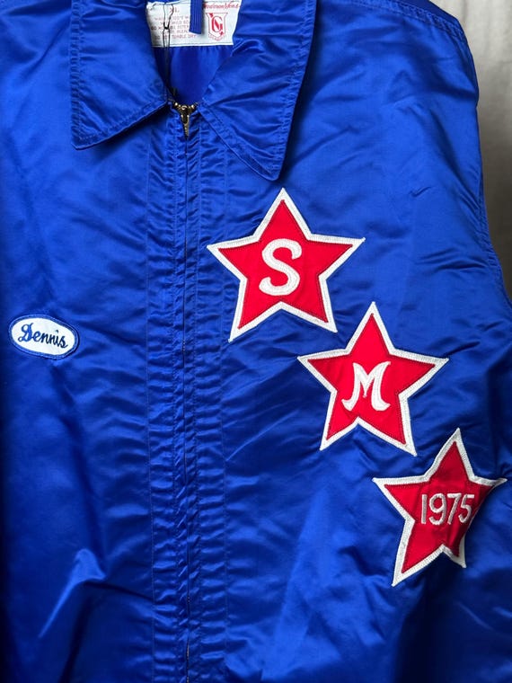 1975 Satin Embroidered Jacket - Gem