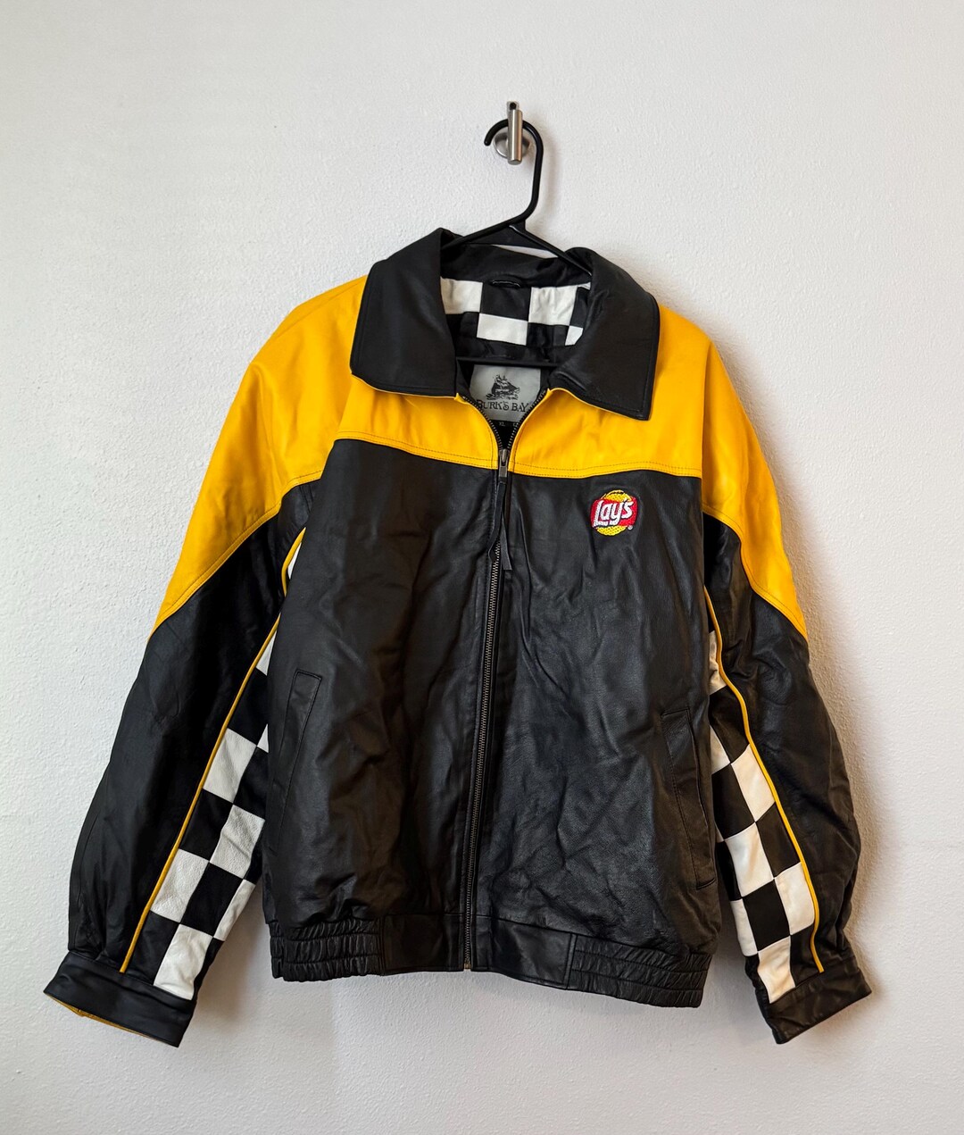 Vintage Lays Corvette Leather Jacket - Etsy