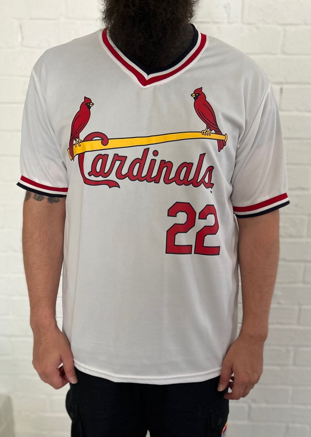 Cardinals Pull Over Jersey Clark 22 - Etsy