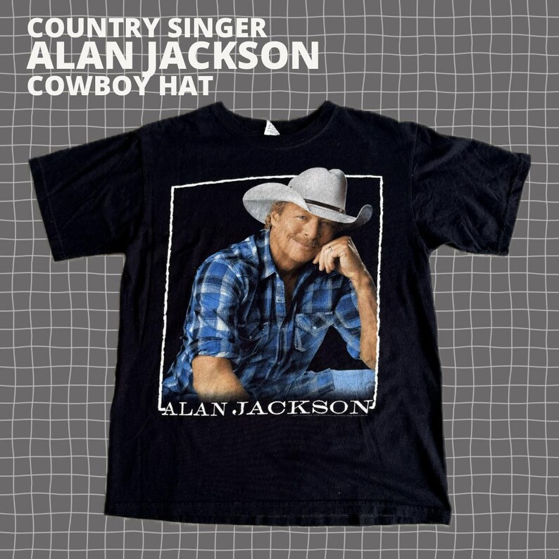 Vintage Alan Jackson Tour Tee - Etsy