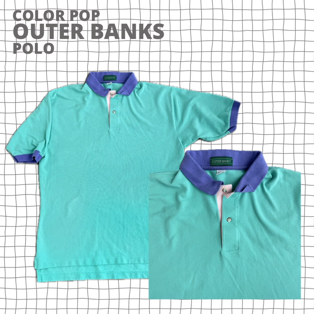 Outer Banks Color Pop Polo - Etsy