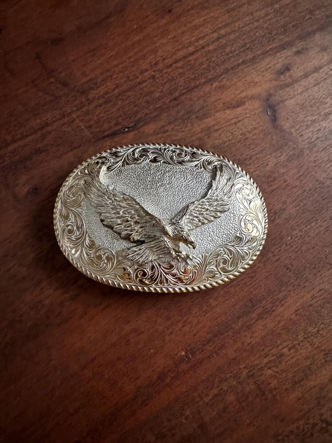 Vintage Crumrine 3D Eagle Buckle - Etsy