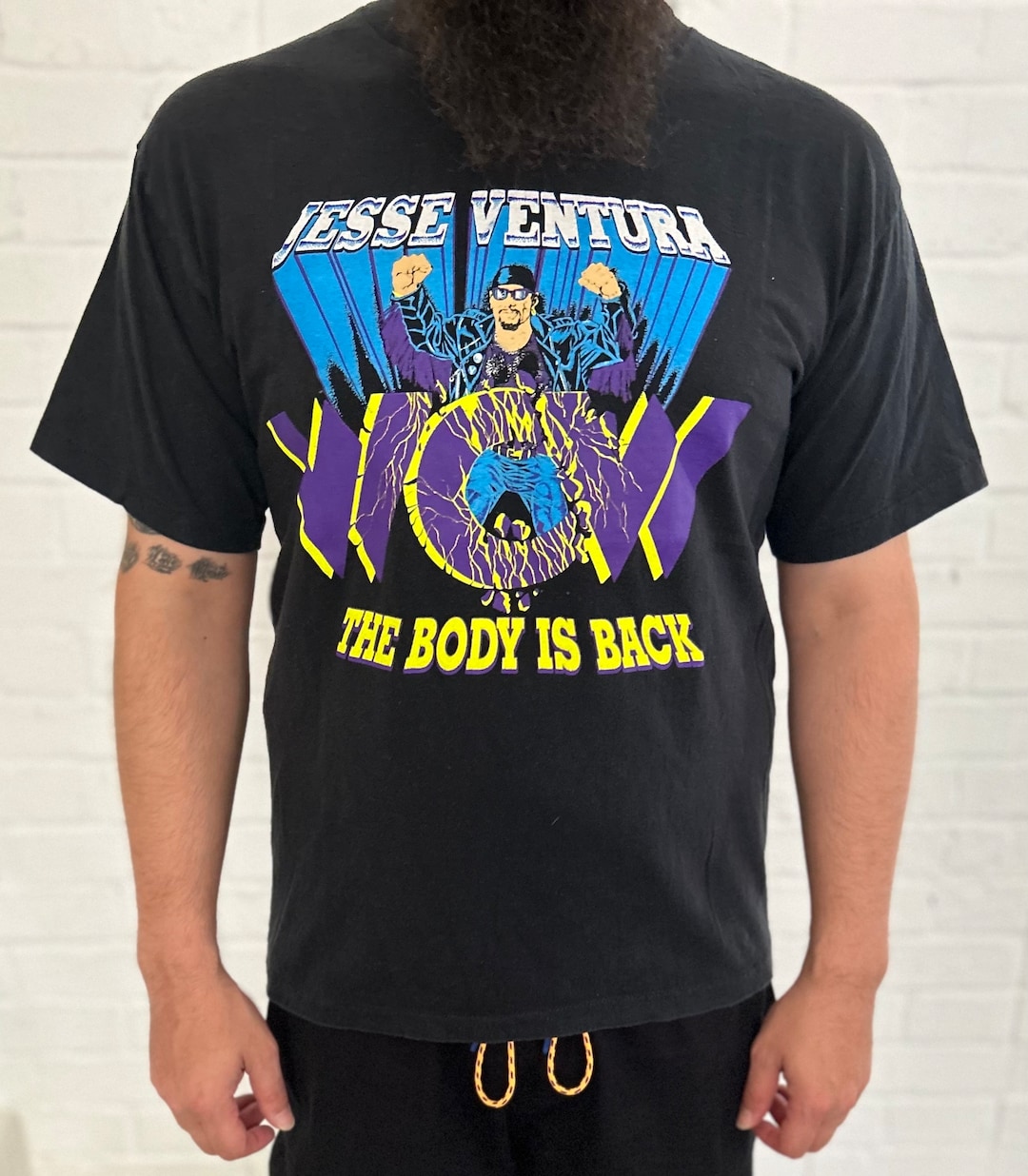 Vintage WCW Jesse Ventura T-shirt - Etsy