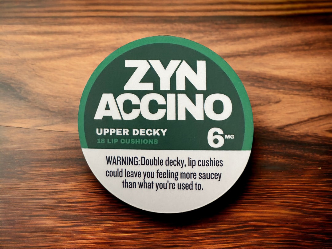 ZYN Wintergreen Sticker Funny Water Bottle Stickers ZYN Lover's Gift ...