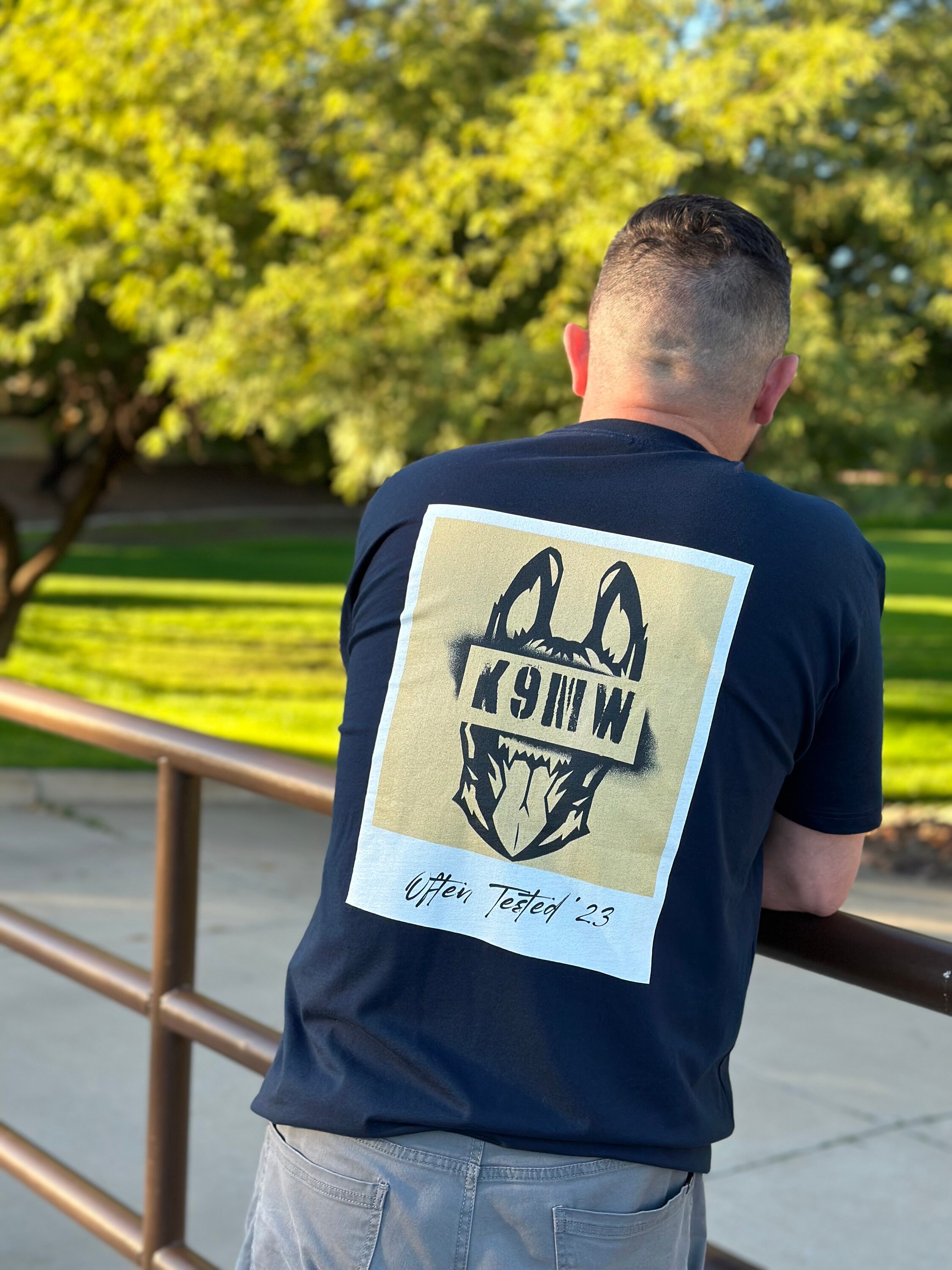 Caution K9 Bite Hard Shirt for K9 Handler Police Dog Shirt Working Dog ...