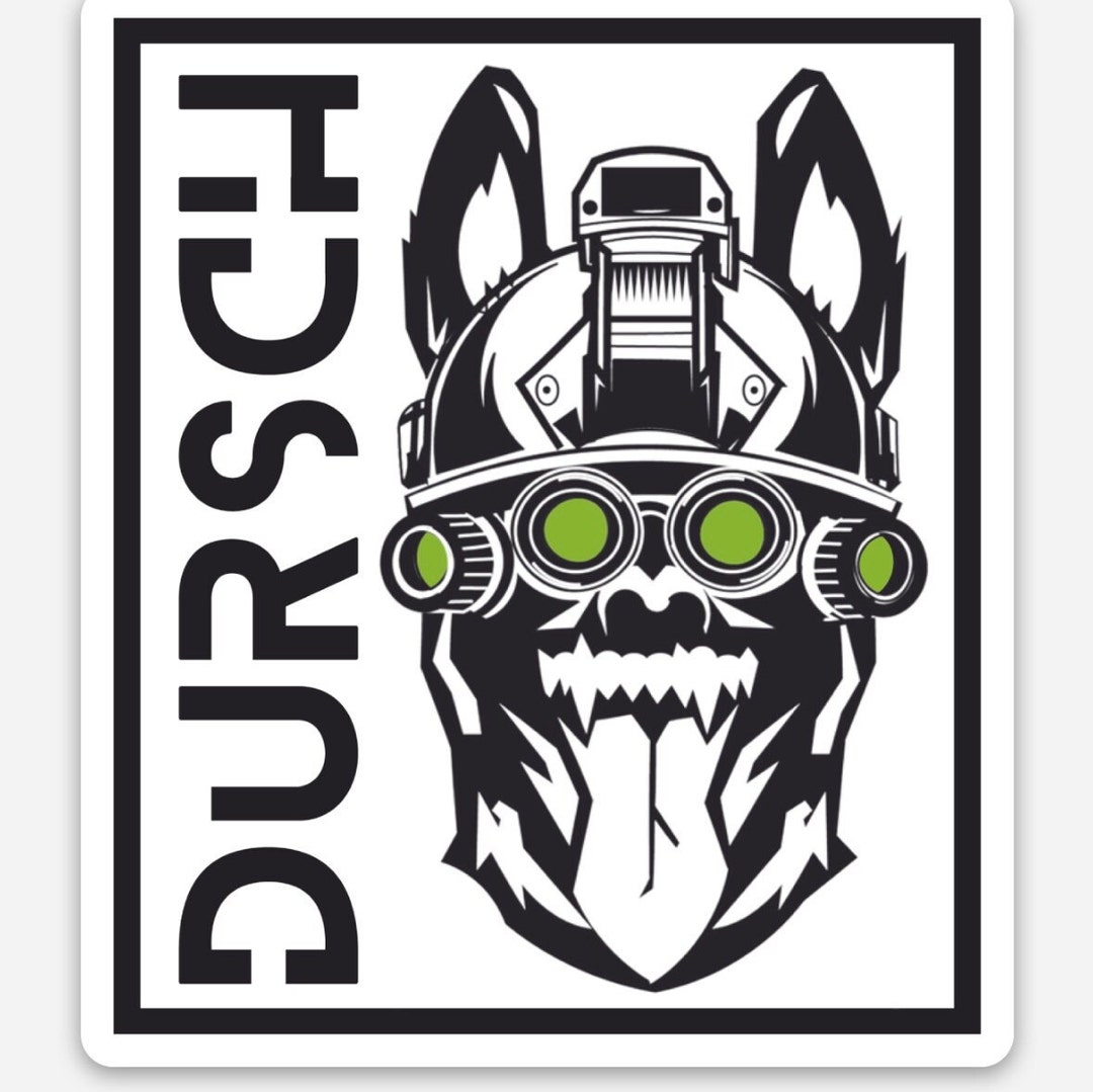 Dursch Working Dog Sticker Police Dog Bite Command K9 Handler Gift ...