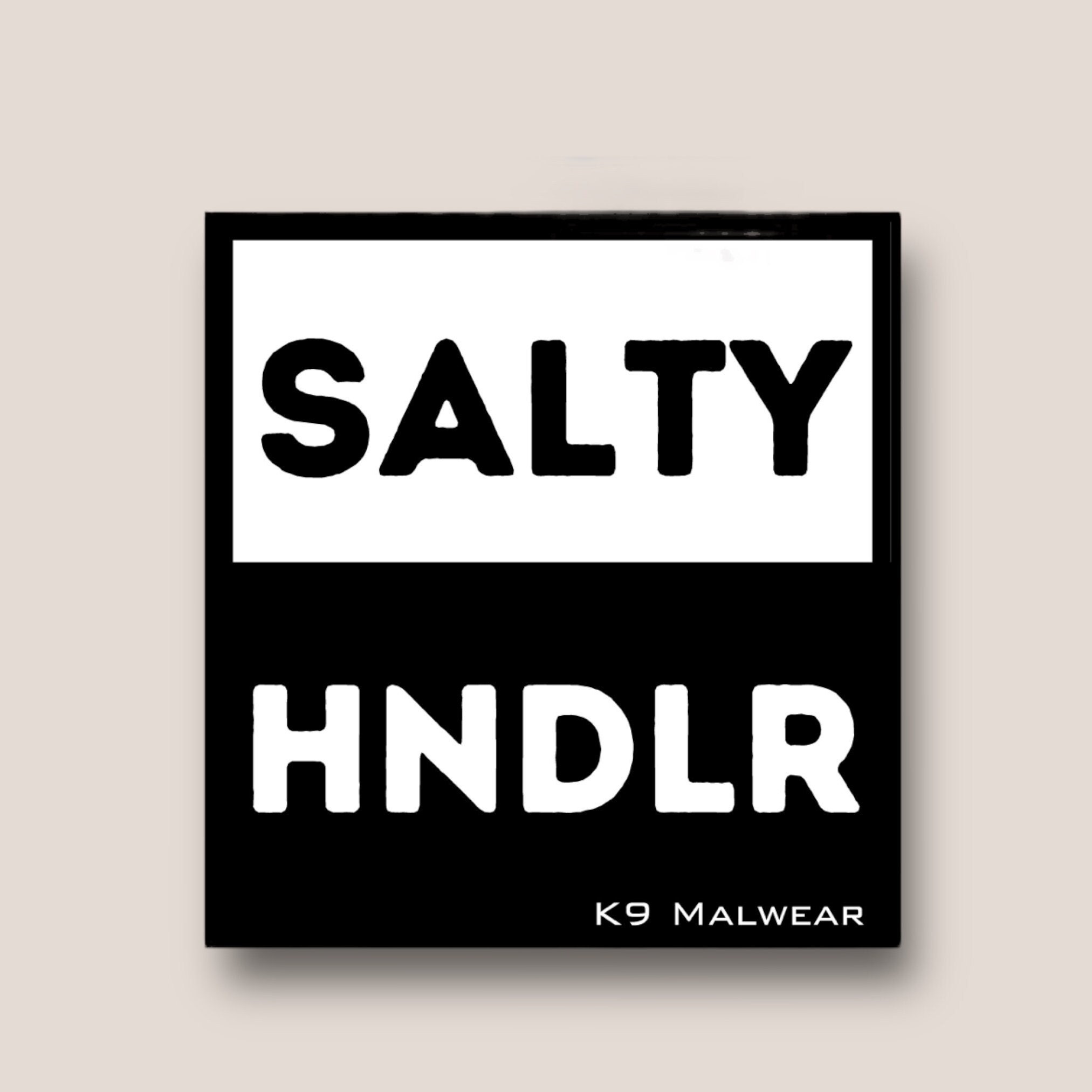 Salty Handler K9 Sticker Working Dog Handler Gift Police K9 Dog Trainer ...