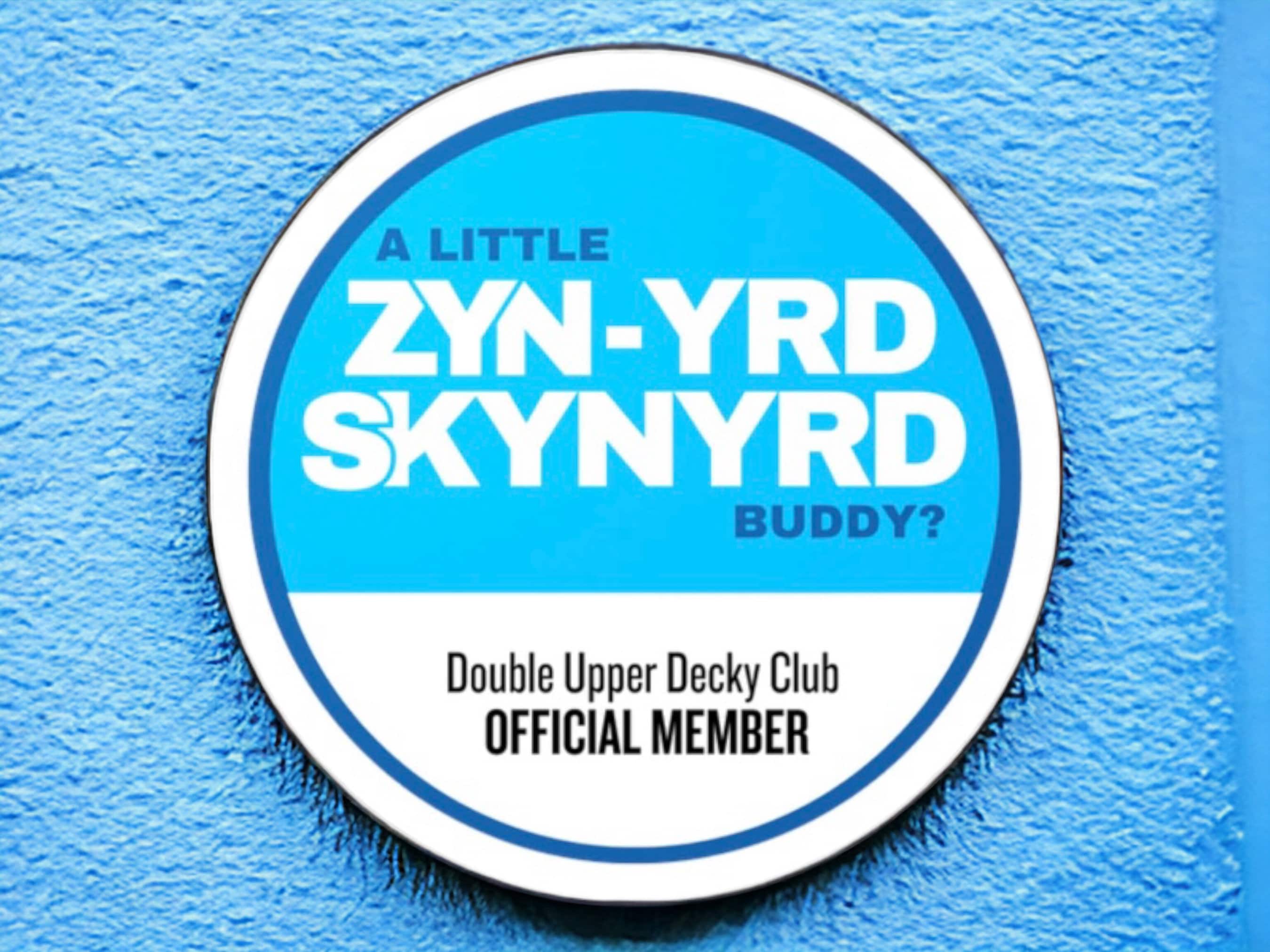 ZYN Sticker Zyn-yrd Skynyrd Funny Sticker for Water Bottle Night Shift ...